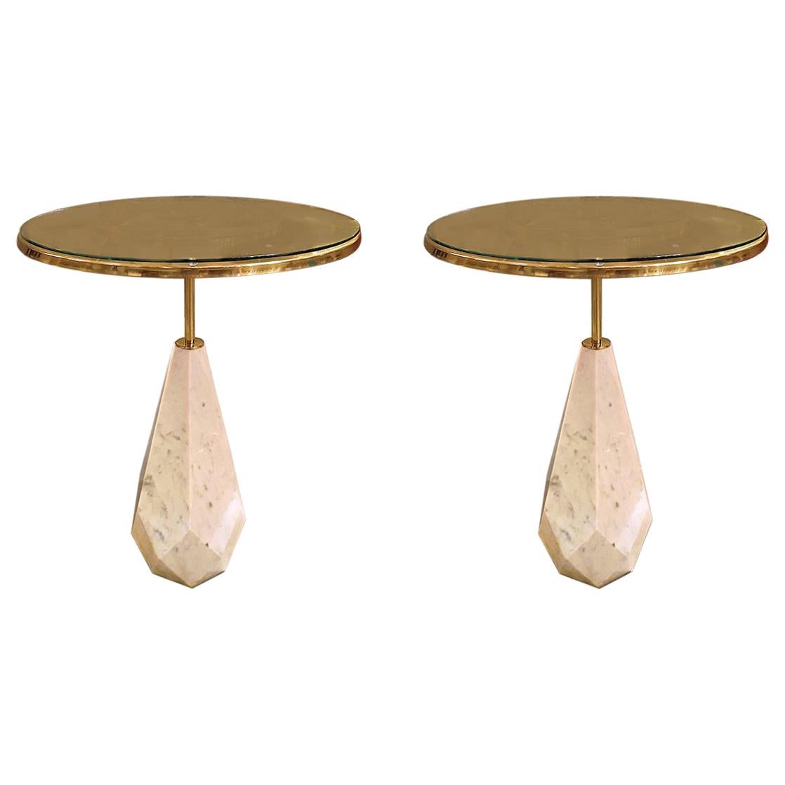 French Mid-Century Modern Gilt Wheat Leaf Coffee/Side Table, Coco ...