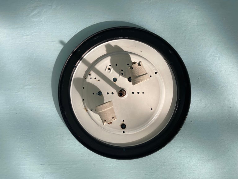 Pair of Mid-Century Modern Murano Glass Wall Scones For Sale at 1stDibs