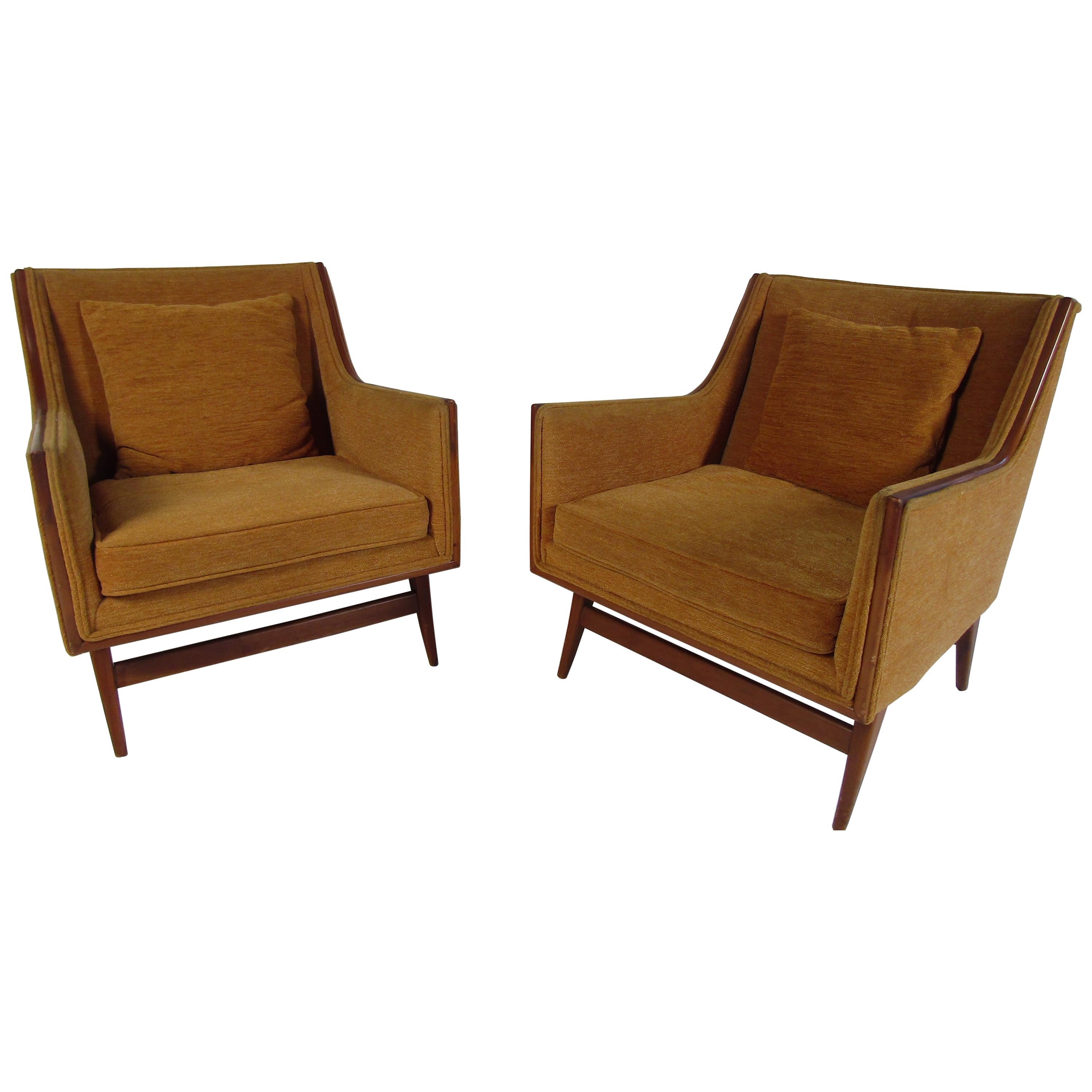 Pair of Paul McCobb Lounge Chairs at 1stDibs