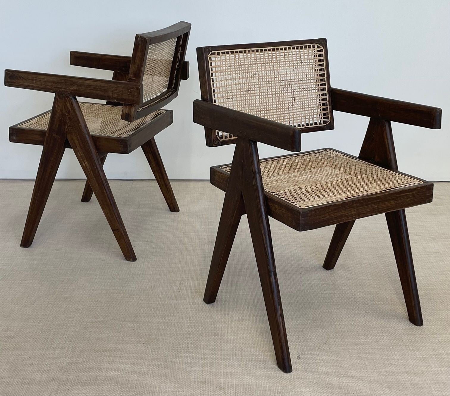 Pierre Jeanneret, Senat Chair, circa 1955 For Sale at 1stDibs