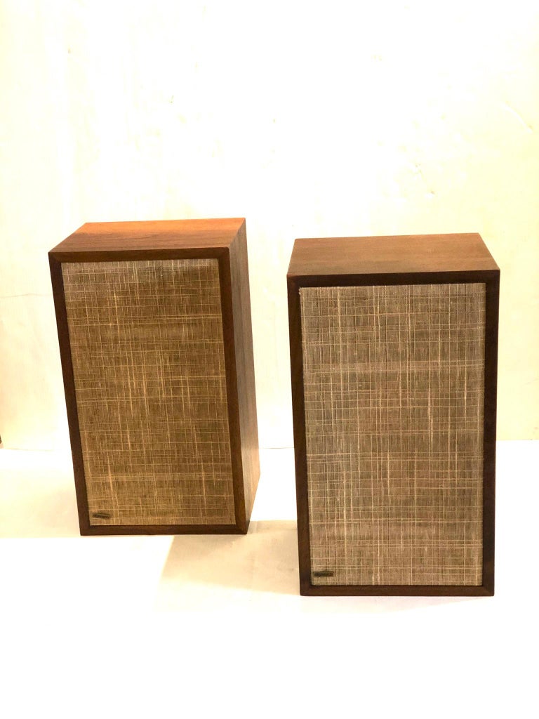 Pair of Mid-Century Modern Speakers by Dynaco Model A-25 Danish Modern ...