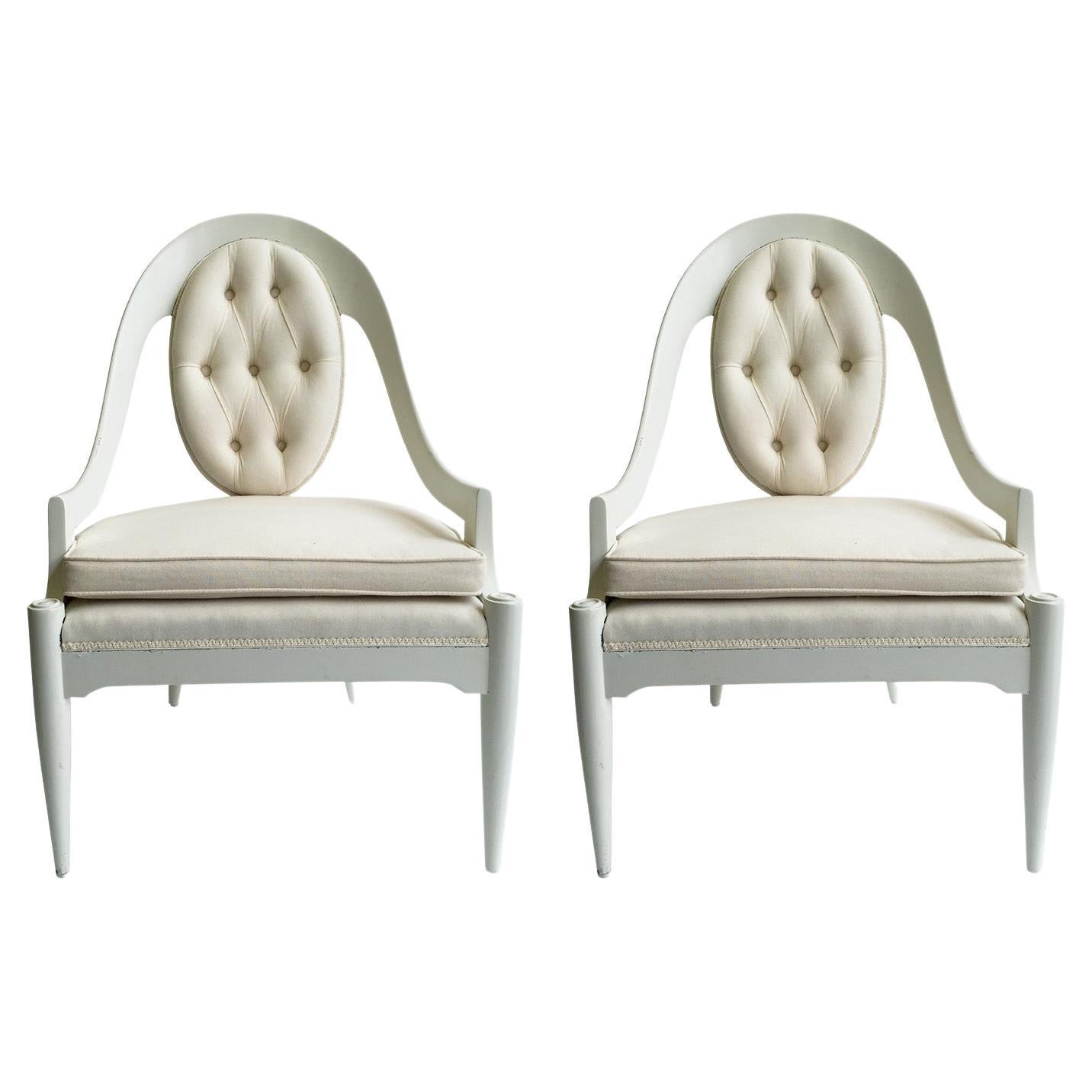 Pair of Mid-Century Modern Round Back Chairs at 1stDibs | mid century ...