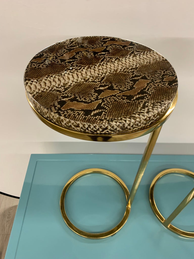 Pair of Mid-Century Modern Style Cigarette Tables at 1stDibs