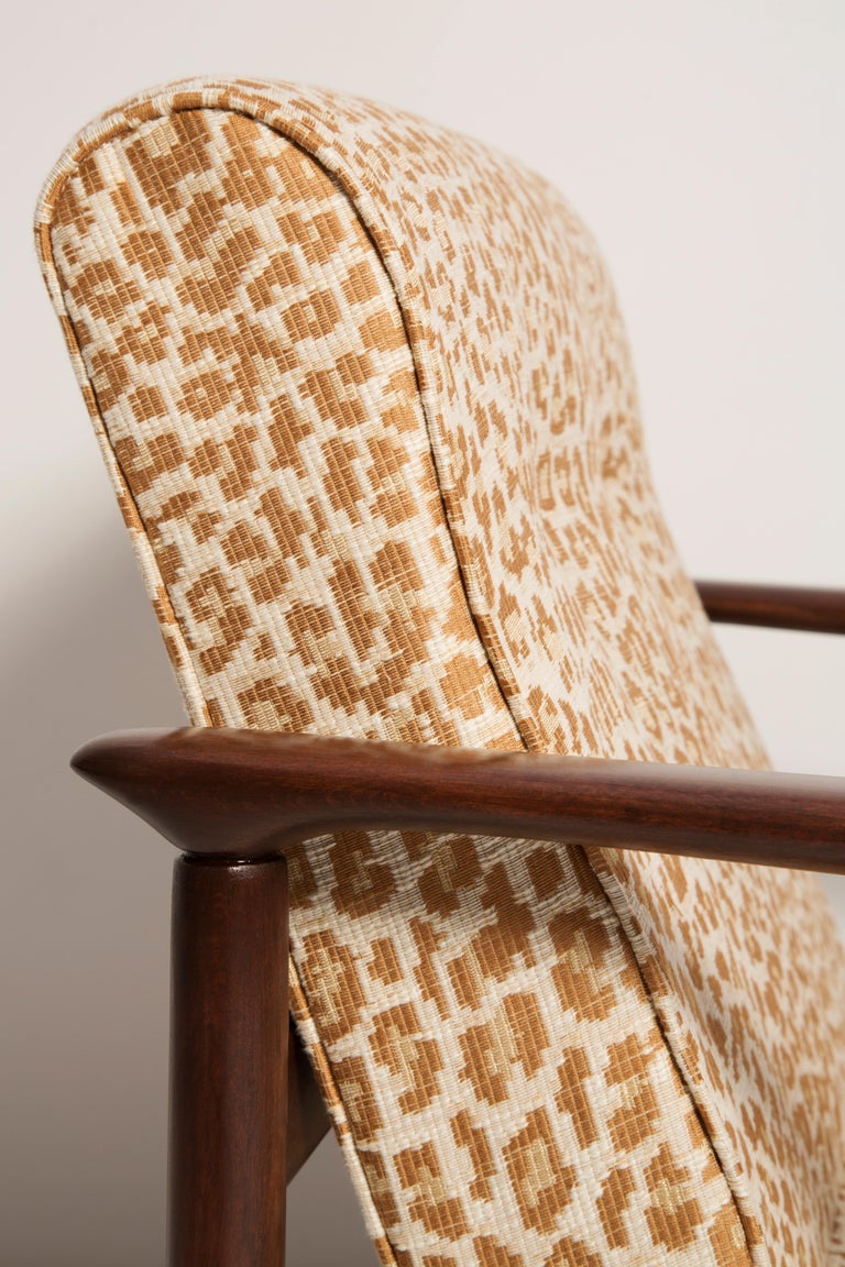 Pair of Mid-Century Pixel Leopard Armchairs, GFM 142, Edmund Homa ...