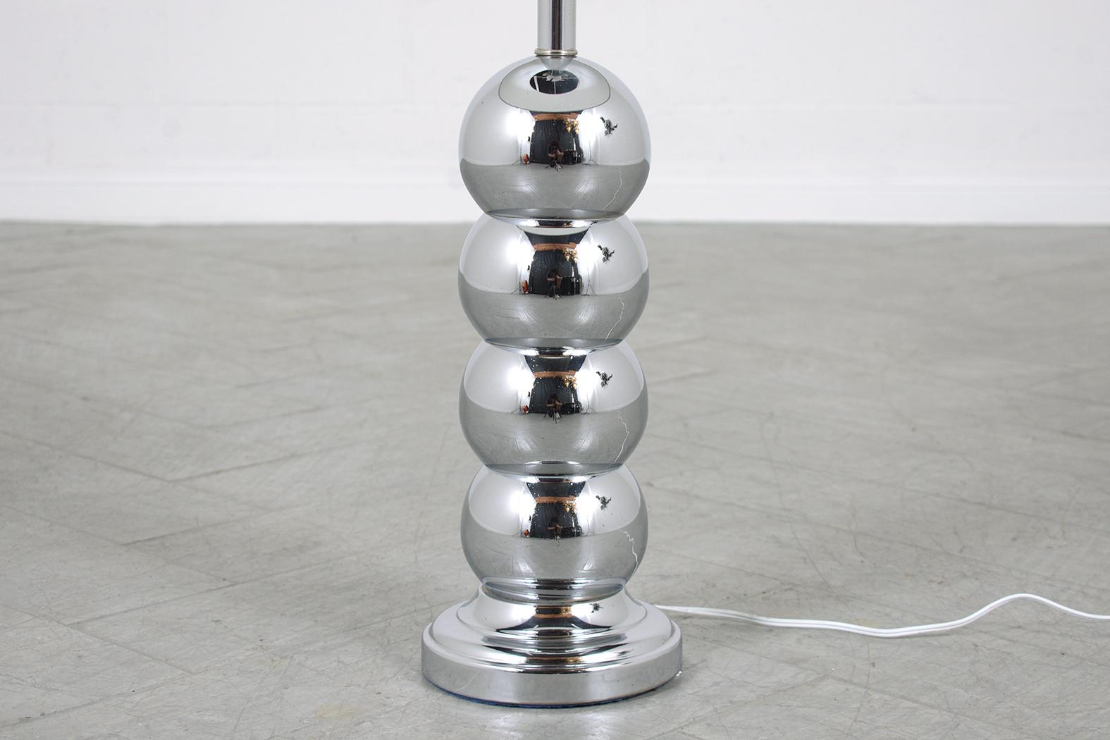 Pair of Mid-Century Sphere Table Lamps at 1stDibs
