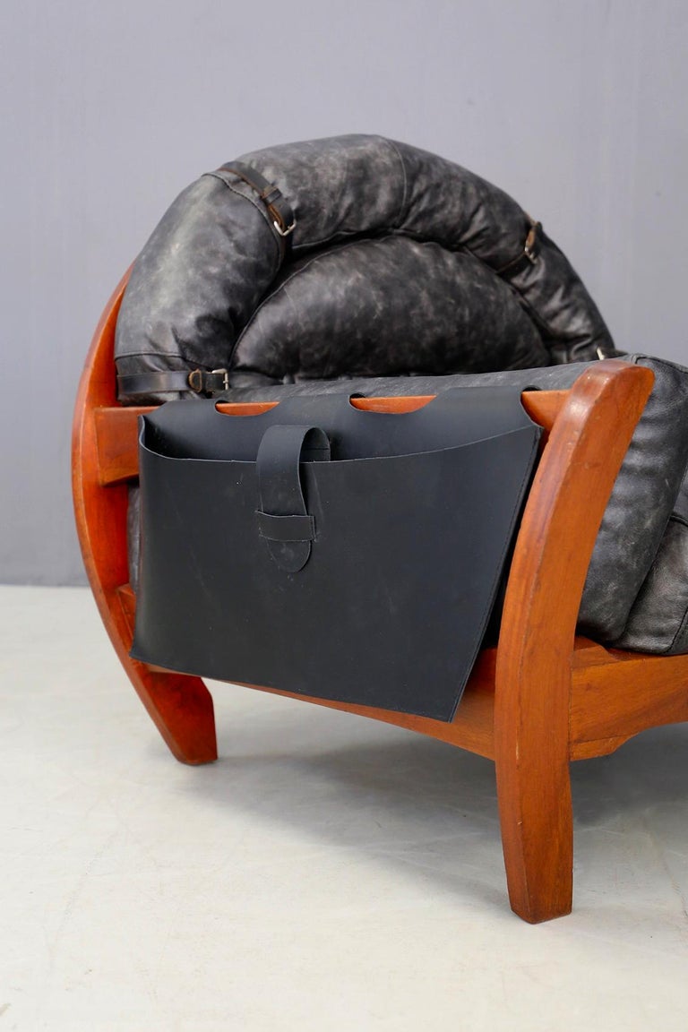 Pair of Midcentury Armchairs 'Rancero' by Luciano Frigerio, 1970s at ...