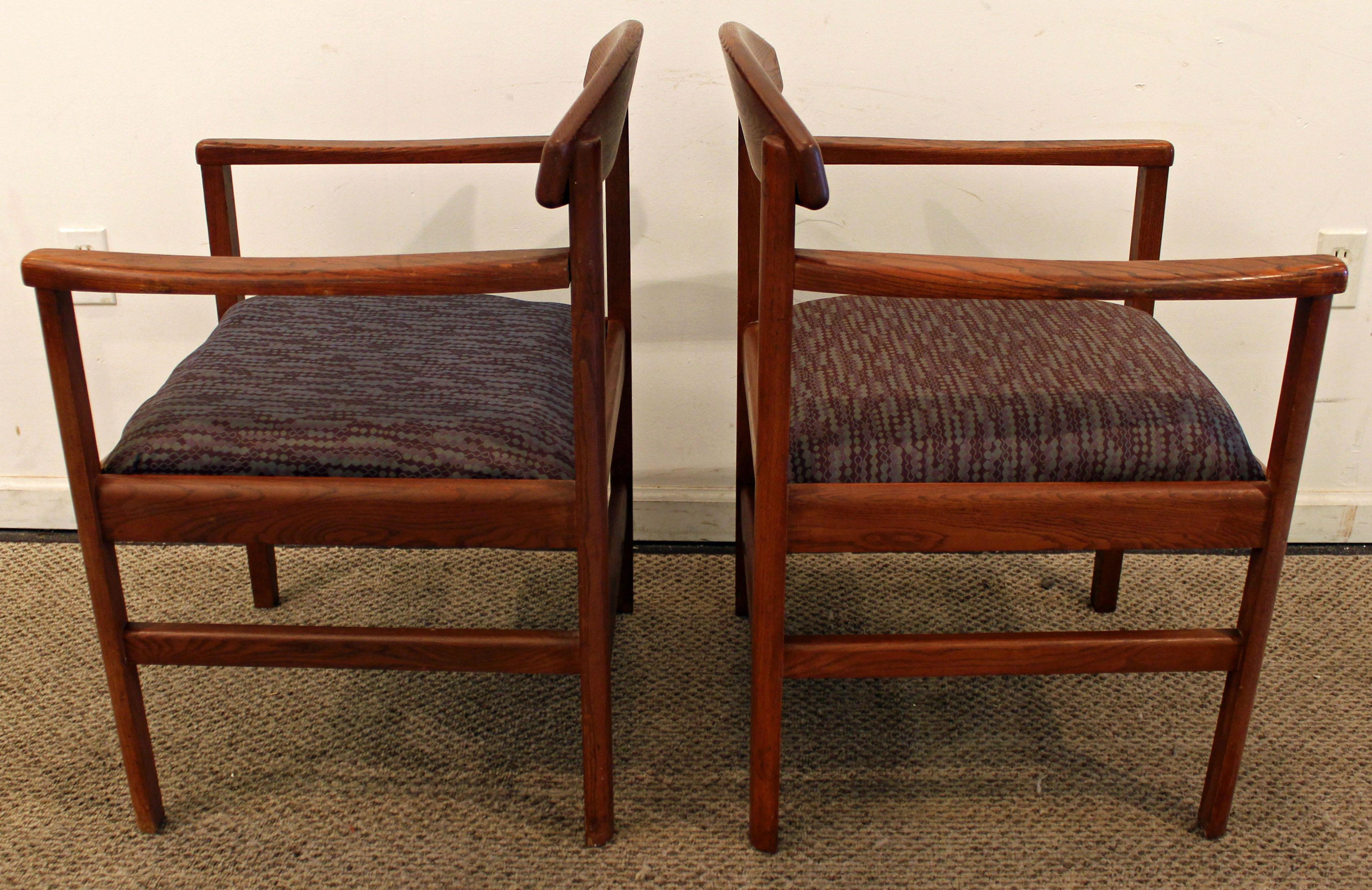 Pair of Midcentury Danish Modern Edward Axel Roffman Teak Armchairs at ...