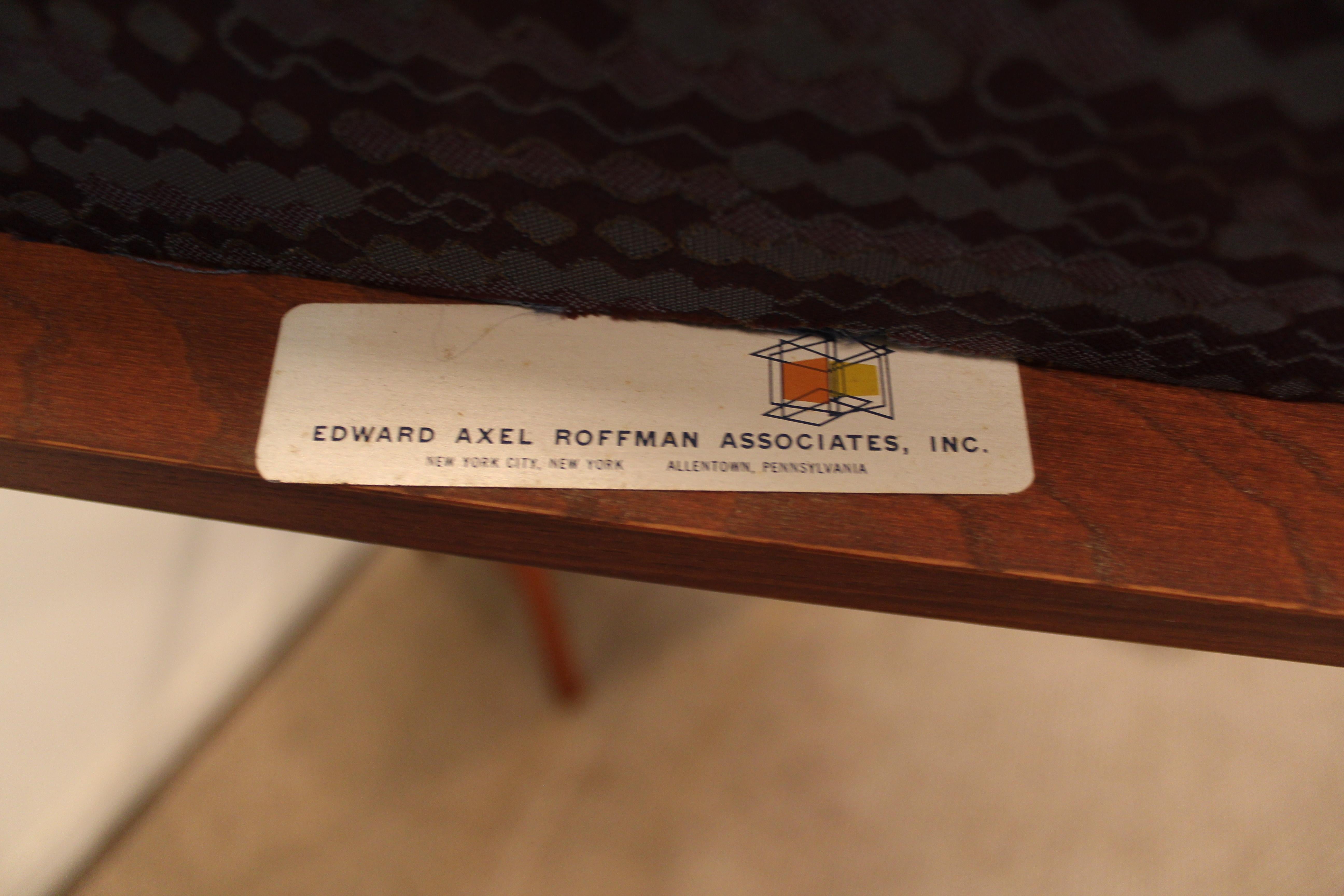 Pair of Midcentury Danish Modern Edward Axel Roffman Teak Armchairs at ...