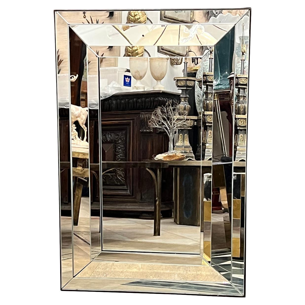 Pair of Moderne Italian Mirrors For Sale at 1stDibs