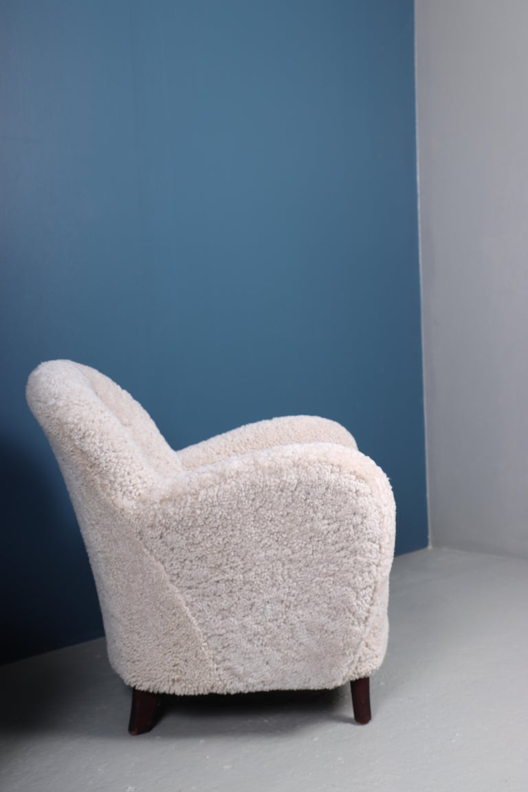 Pair of Midcentury Lounge Chairs by Georg Kofoed, 1940s For Sale at 1stDibs