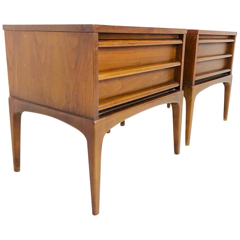 Pair of Midcentury Nightstands by Lane at 1stDibs