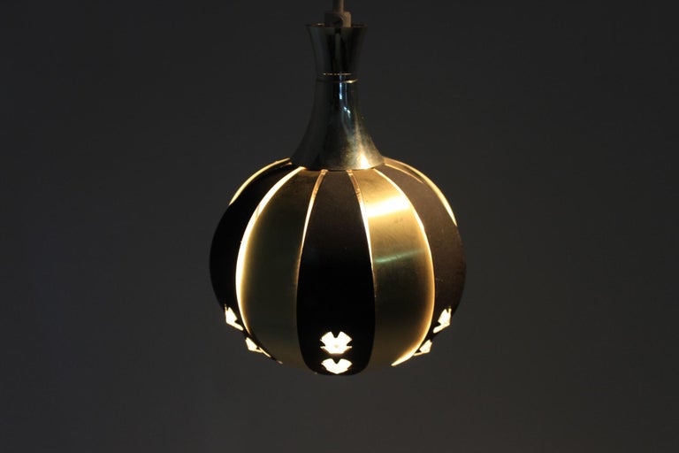 Pair of Midcentury Pendants, Verner Schou, Denmark, 1970s For Sale at ...
