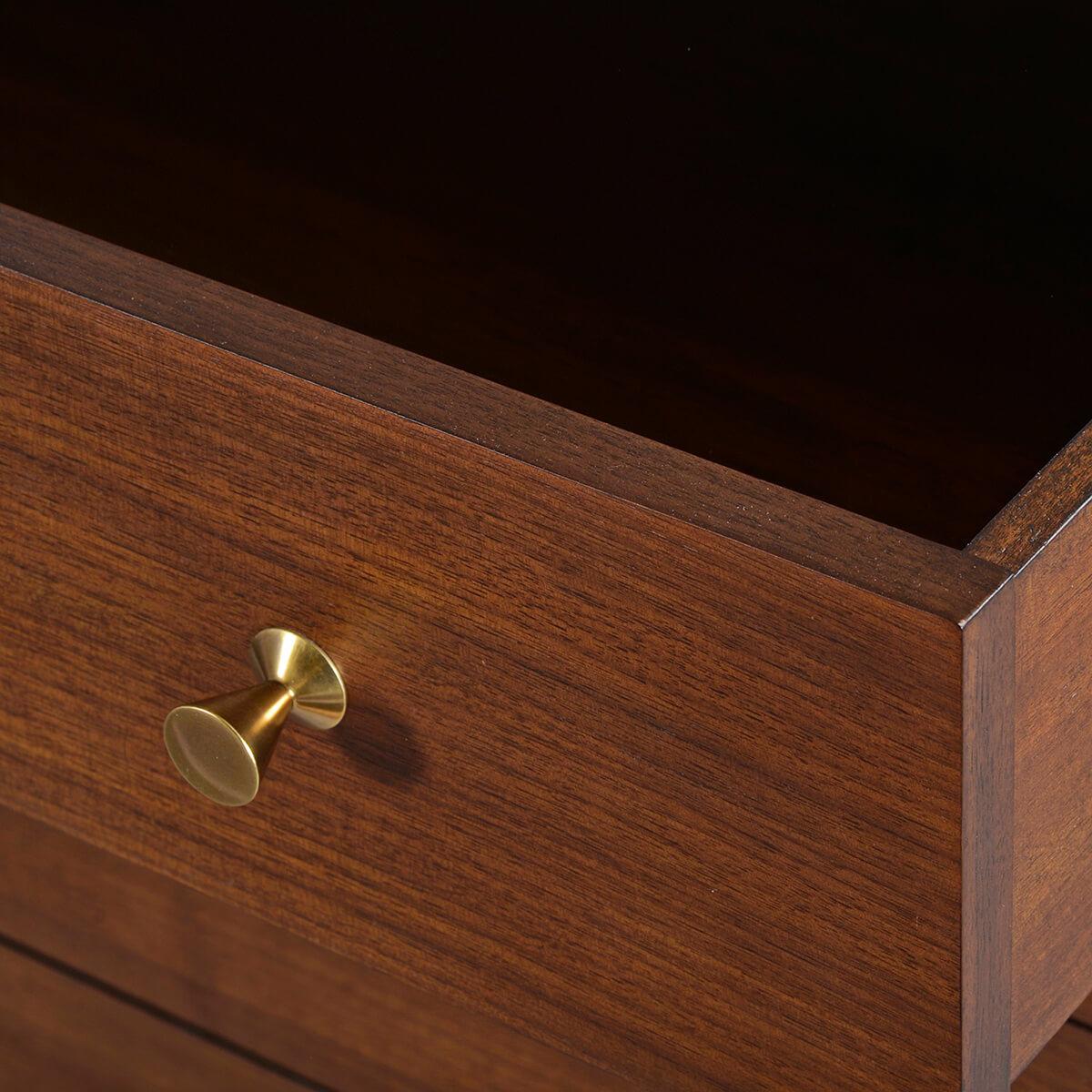 Pair of Midcentury Style Walnut Dressers at 1stDibs