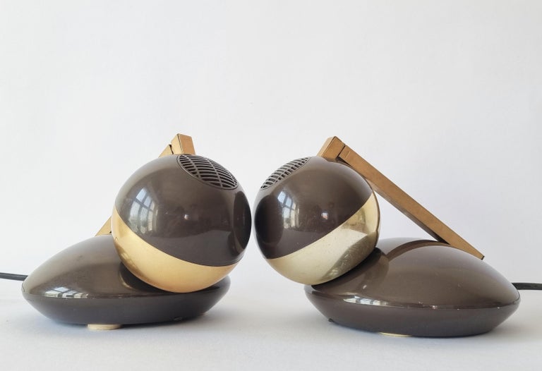 Pair of Midcentury Telescope Table Lamps Eichhoff Werke, Germany, 1970s ...