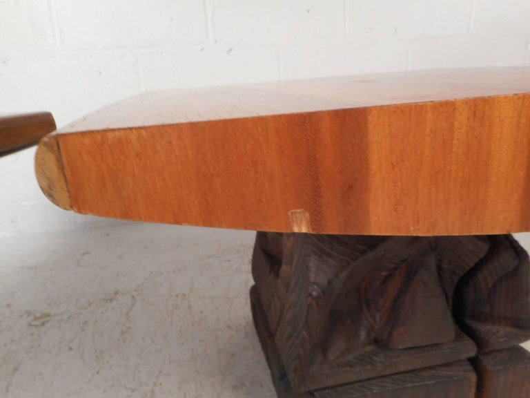 Pair of Midcentury TOTEM End Tables by Witco For Sale at 1stDibs