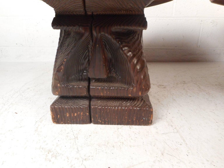 Pair of Midcentury TOTEM End Tables by Witco For Sale at 1stDibs