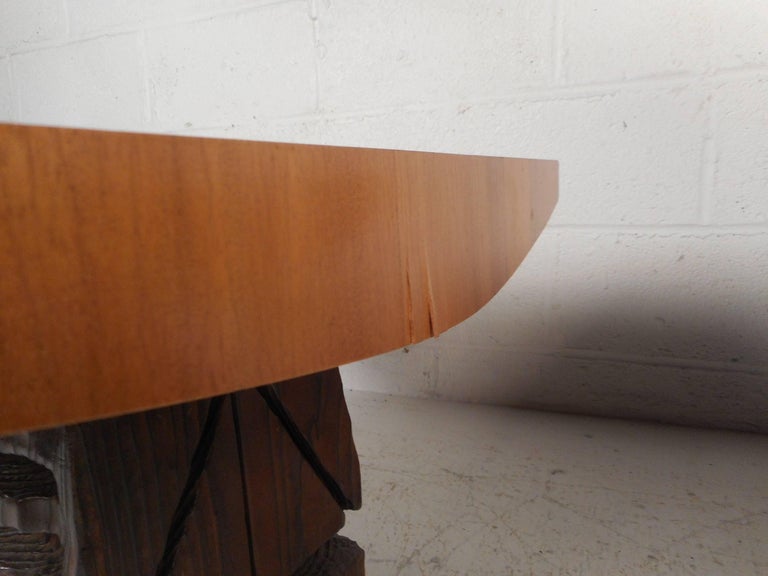 Pair of Midcentury TOTEM End Tables by Witco For Sale at 1stDibs