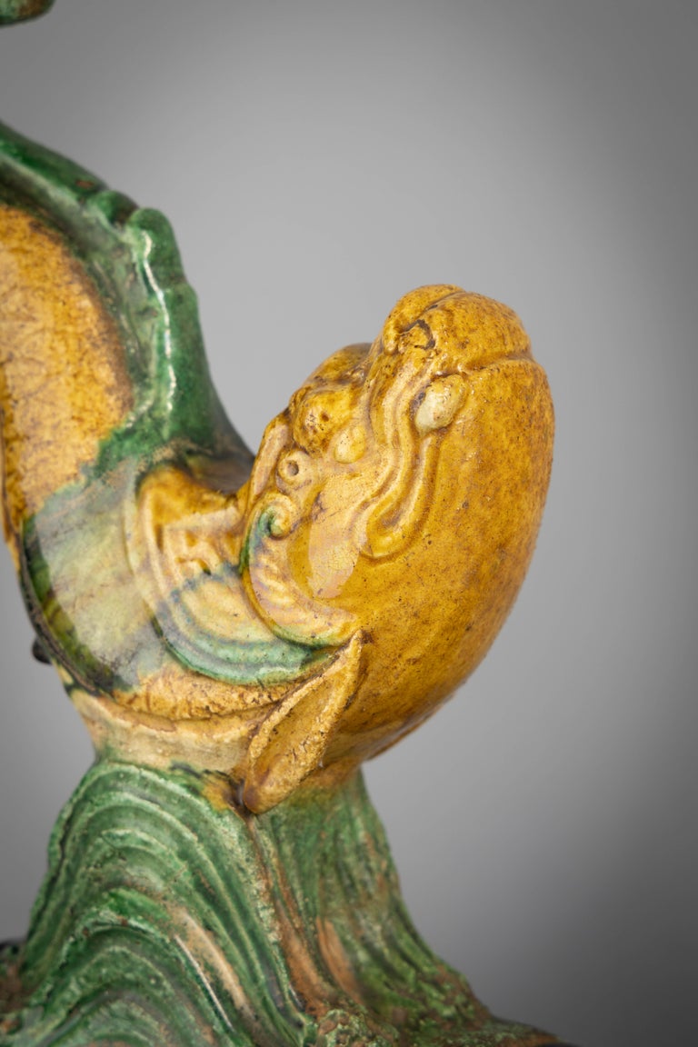 Pair of Ming Dynasty Fish Roof Tiles, circa 1600 For Sale at 1stDibs