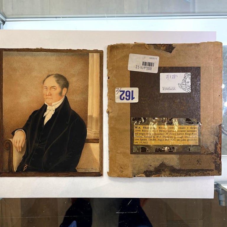 Pair of Miniature Portraits, Ex Sotheby’s, Personal Collection of ...