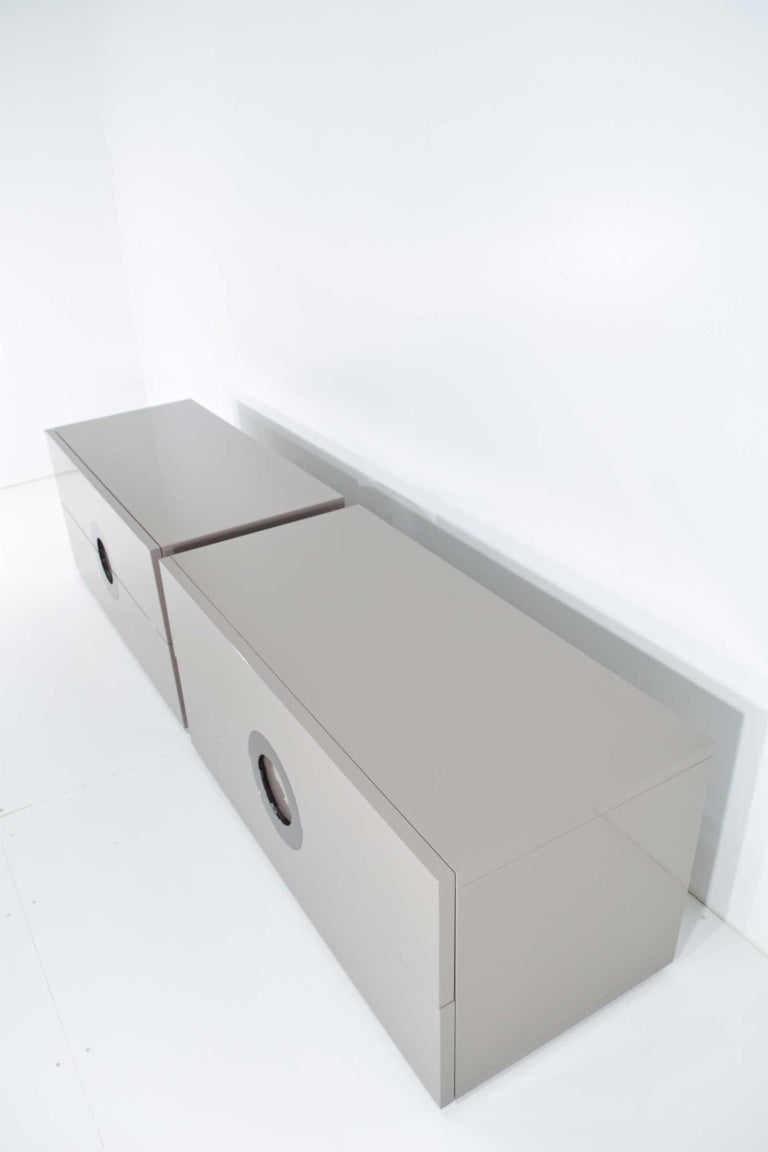 Pair of Minotti Archipenko Chests of Drawers or Nightstands at 1stDibs