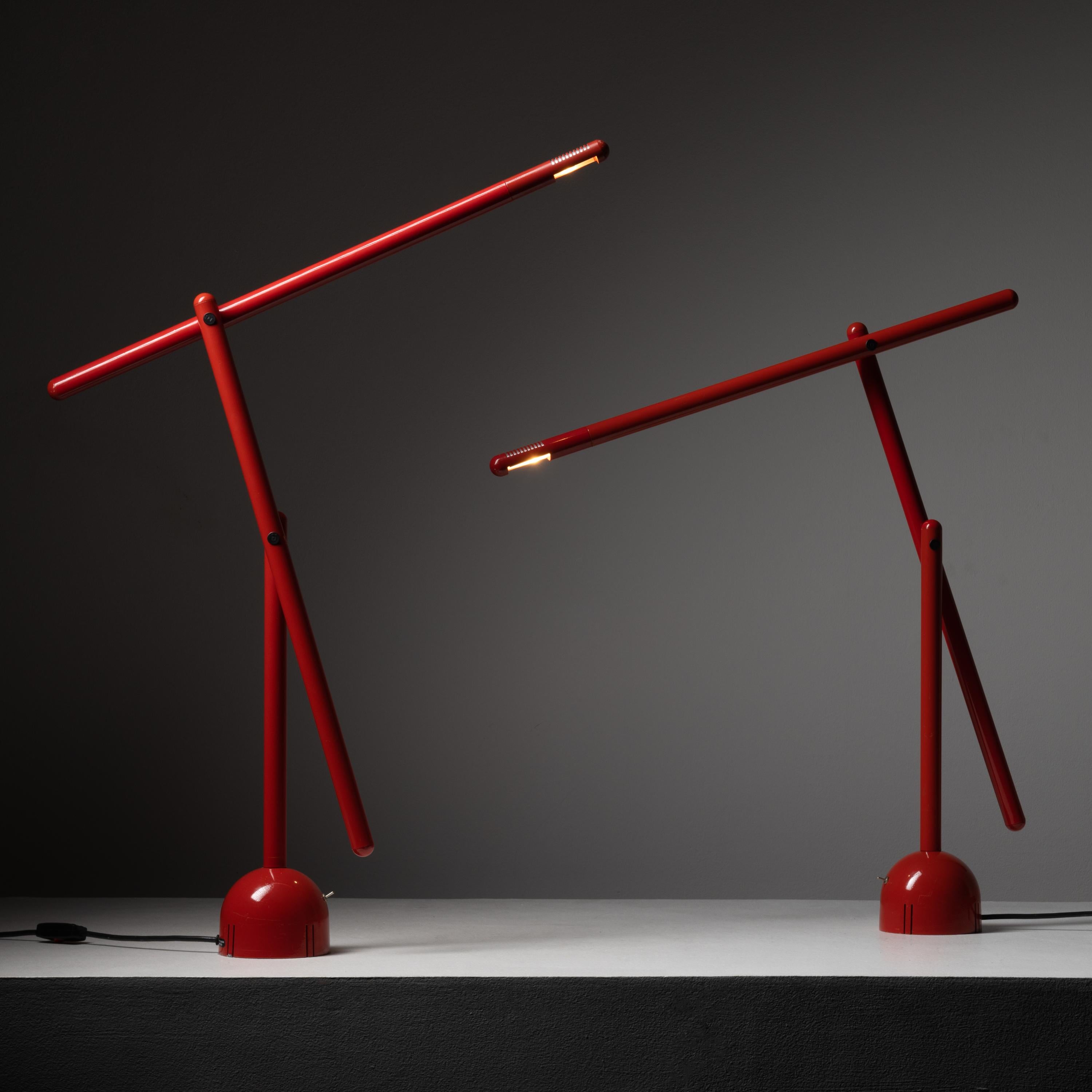 Pair of Mira Table Lamps by Mario Arnaboldi for Programmaluce For Sale ...