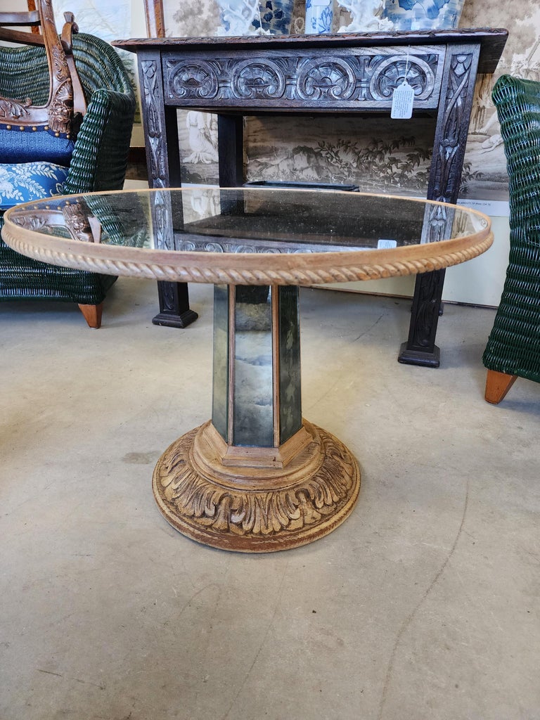 Mirrored Tables A Pair For Sale at 1stDibs