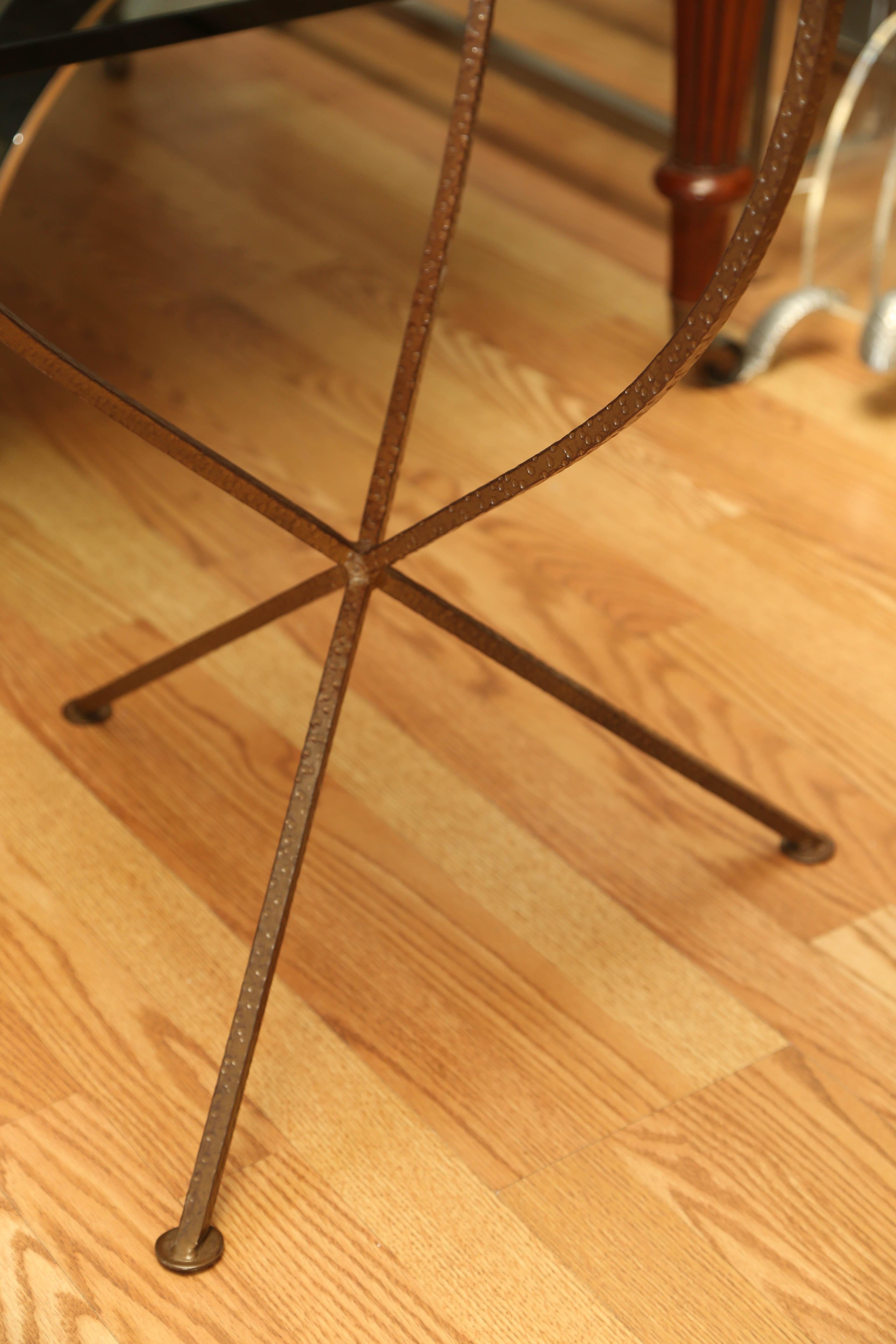 Pair of Mirrored Top Side Tables at 1stDibs