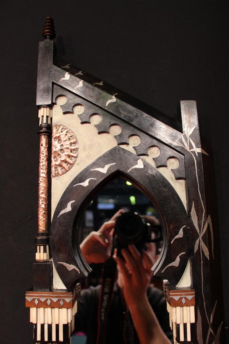 Pair of Mirrors by Carlo Bugatti at 1stDibs | carlo bugatti mirror ...