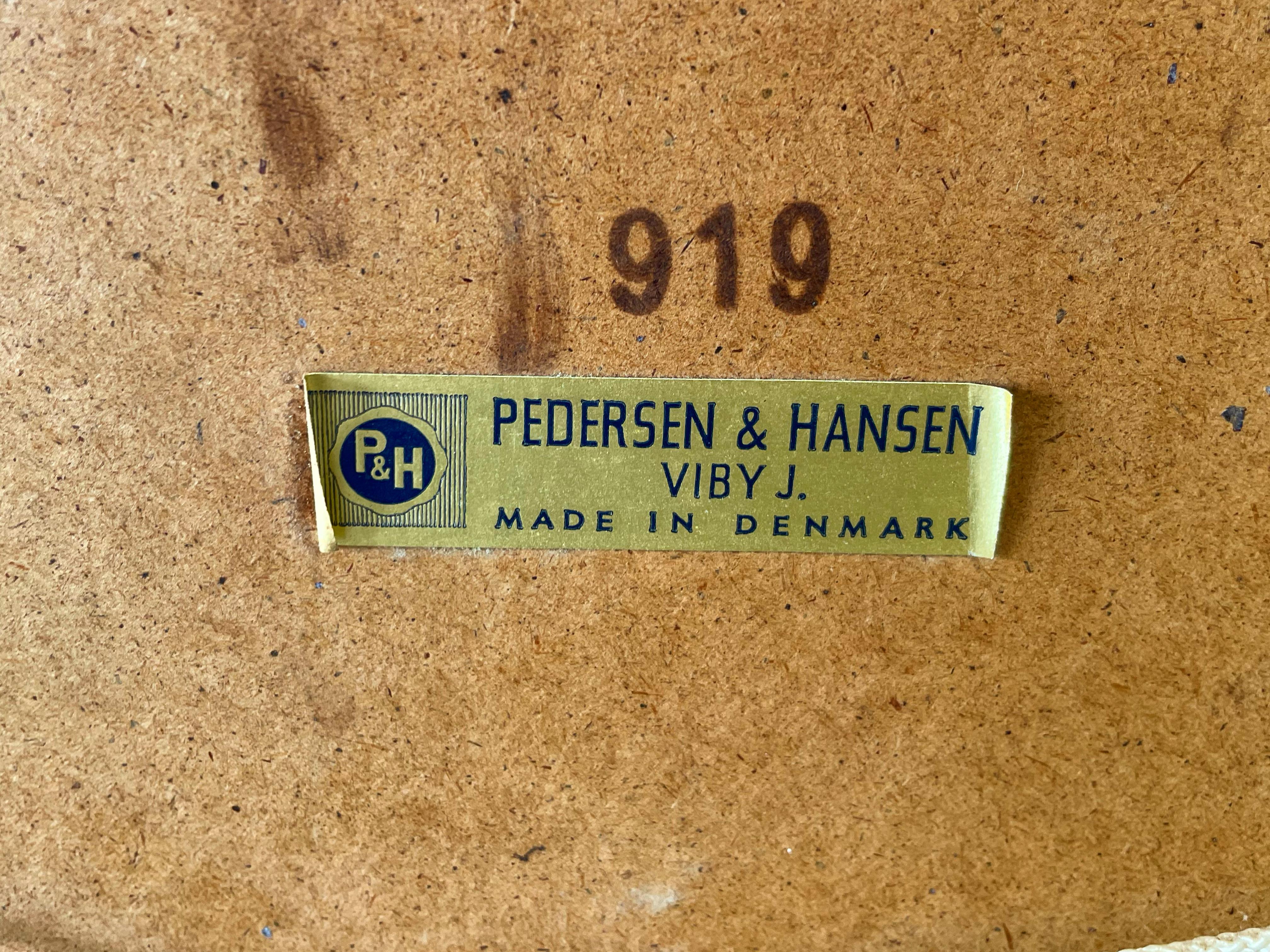 Pair of Mirrors by Pedersen and Hansen, Danish Modern Teak + Stamped ...