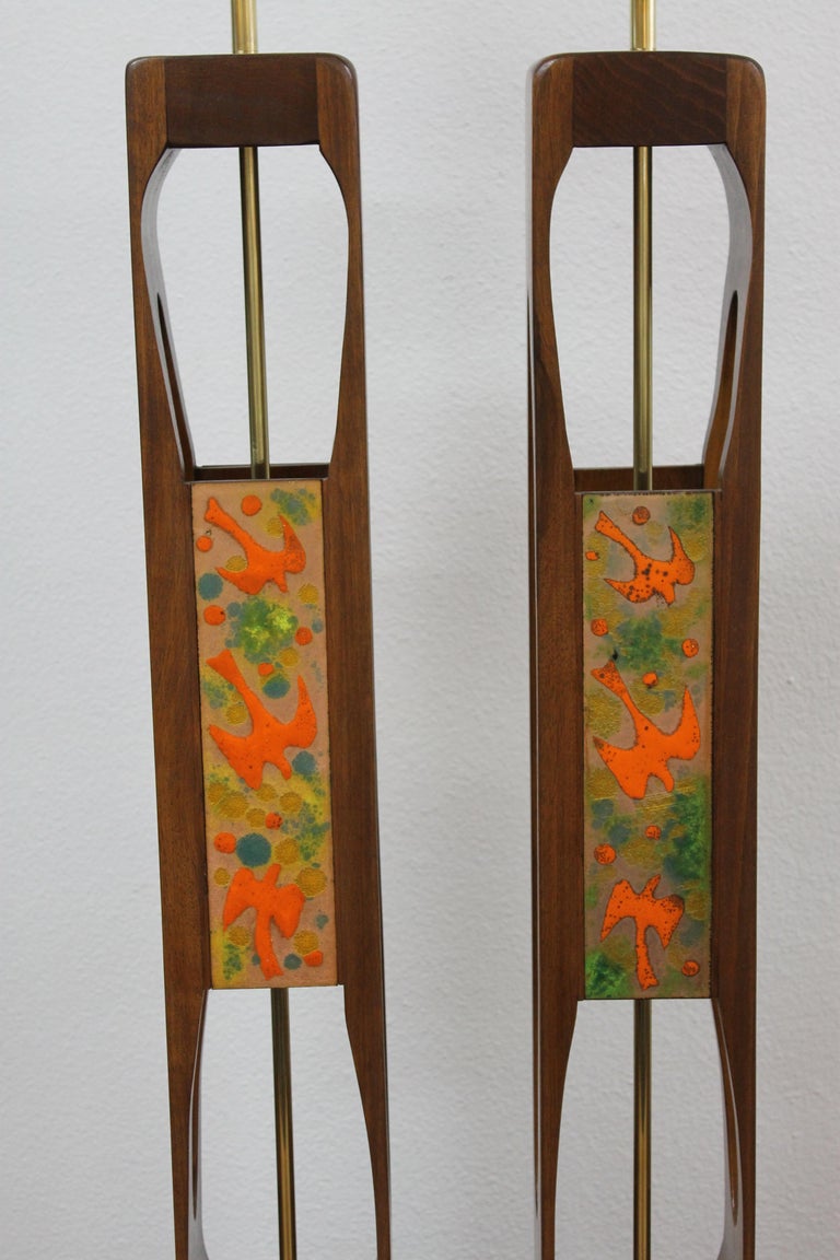 Pair of Modeline Lamps For Sale at 1stDibs