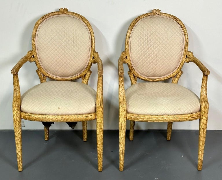 Pair of Modern American Designer Arm / Accent Chairs, Branch Design For ...