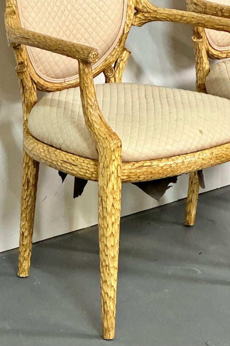Pair of Modern American Designer Arm / Accent Chairs, Branch Design For ...