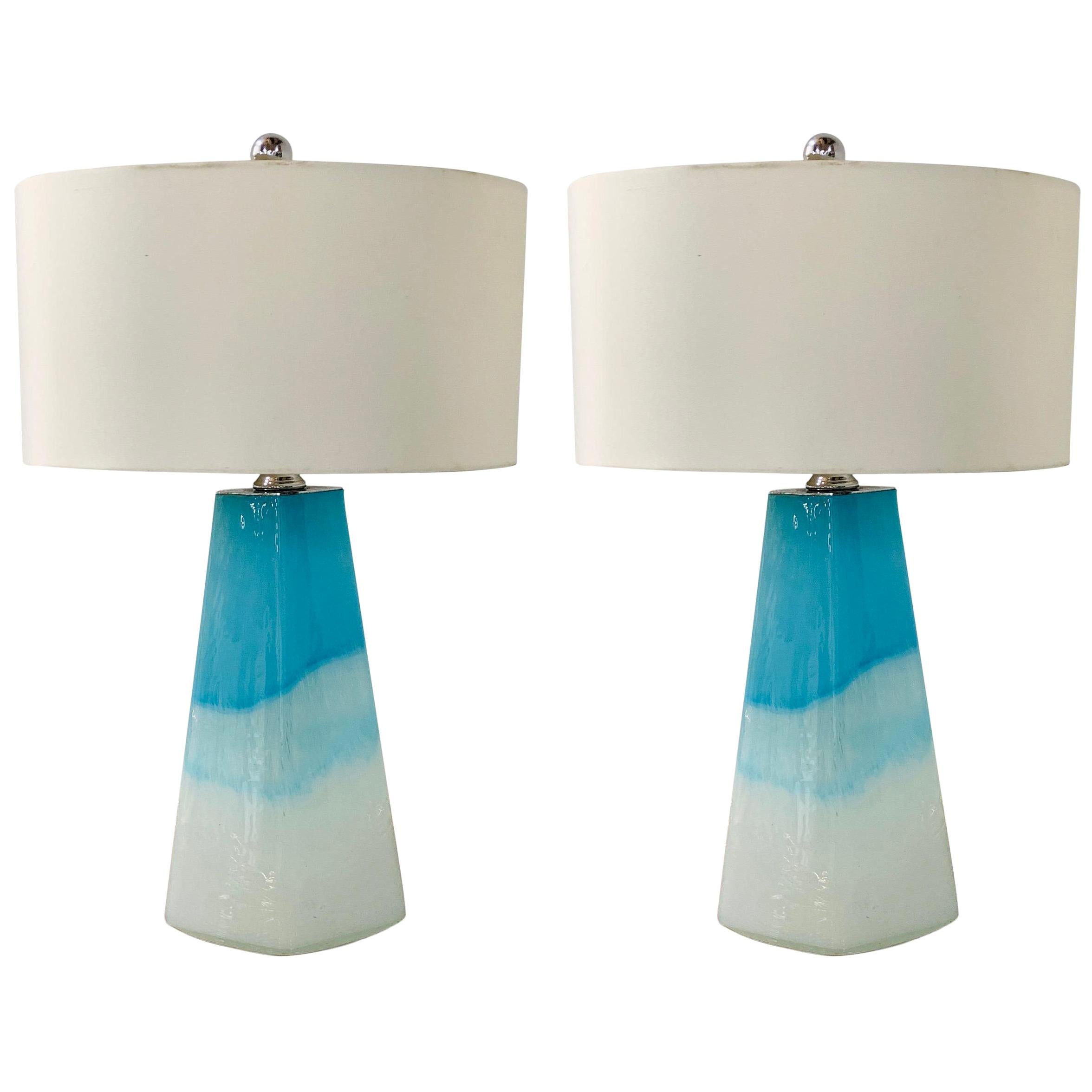 Colorful Glass Table Lamp at 1stdibs