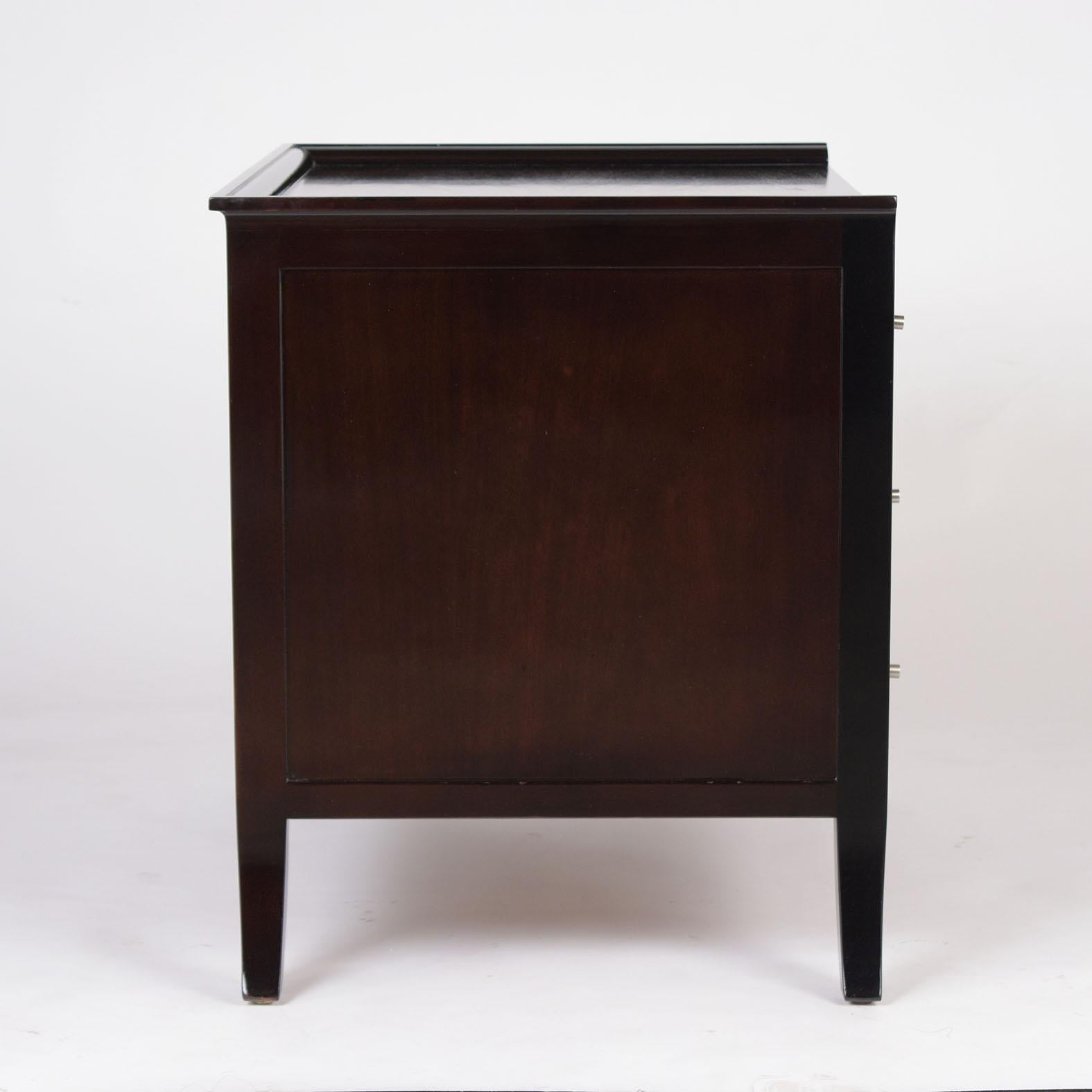 Pair of Modern Lacquered Side Tables at 1stDibs