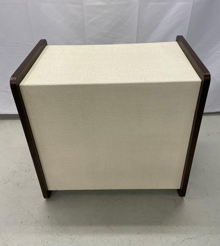 Pair of Modern Linen Chest, Nightstands, Dressers, Walnut, Custom ...