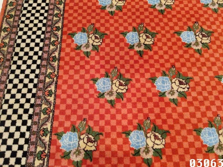 Pair of Modernist Chequerboard Design Rugs For Sale at 1stDibs