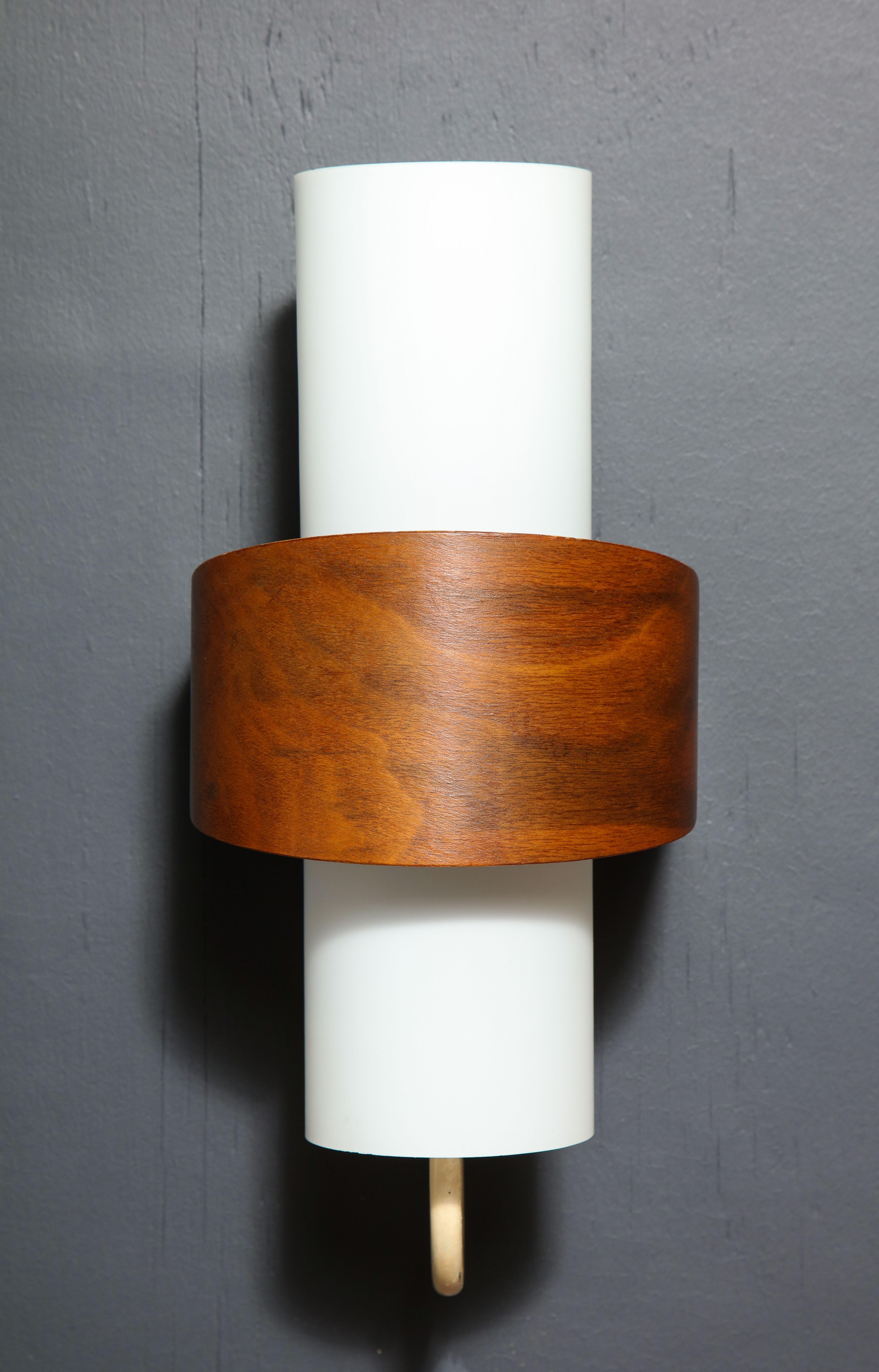 Pair of Modernist Sconces by Louis Kalff, Netherlands, 1960s For Sale ...