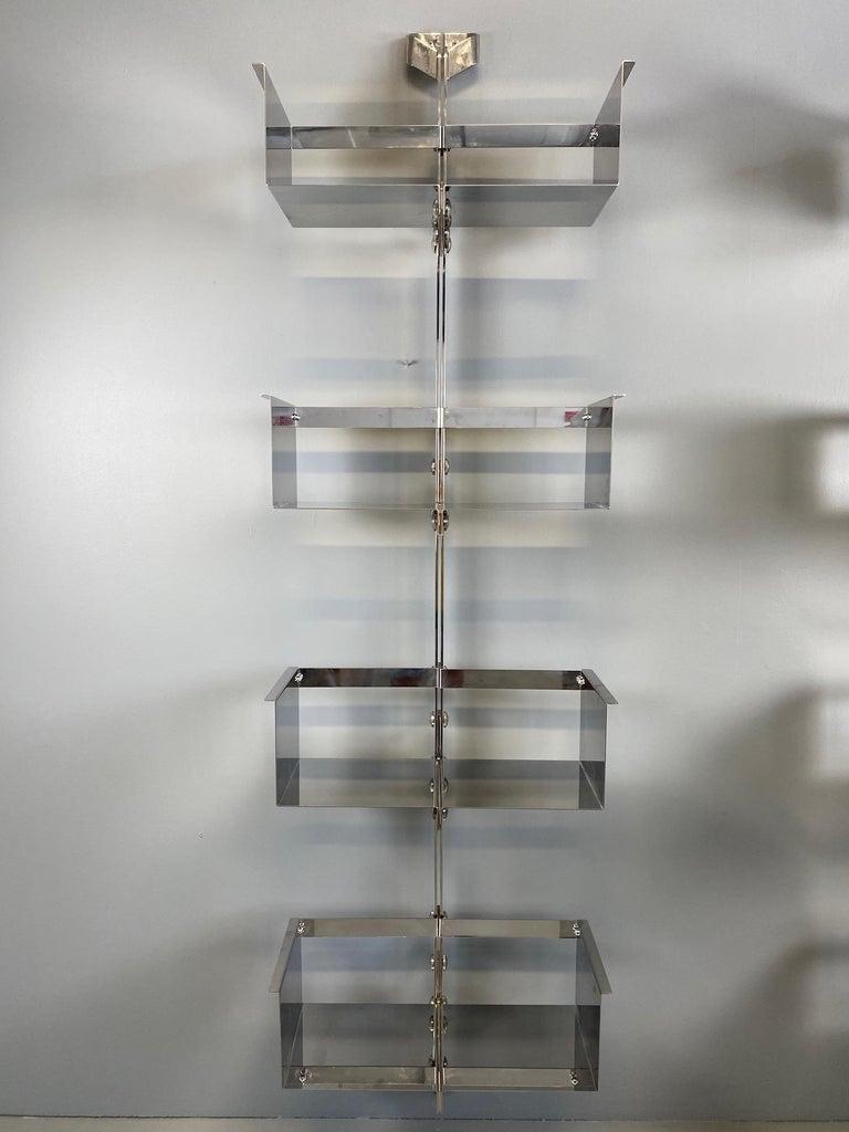 Pair of Modular Wall-Mounted Shelving System by Vittorio Introini for ...