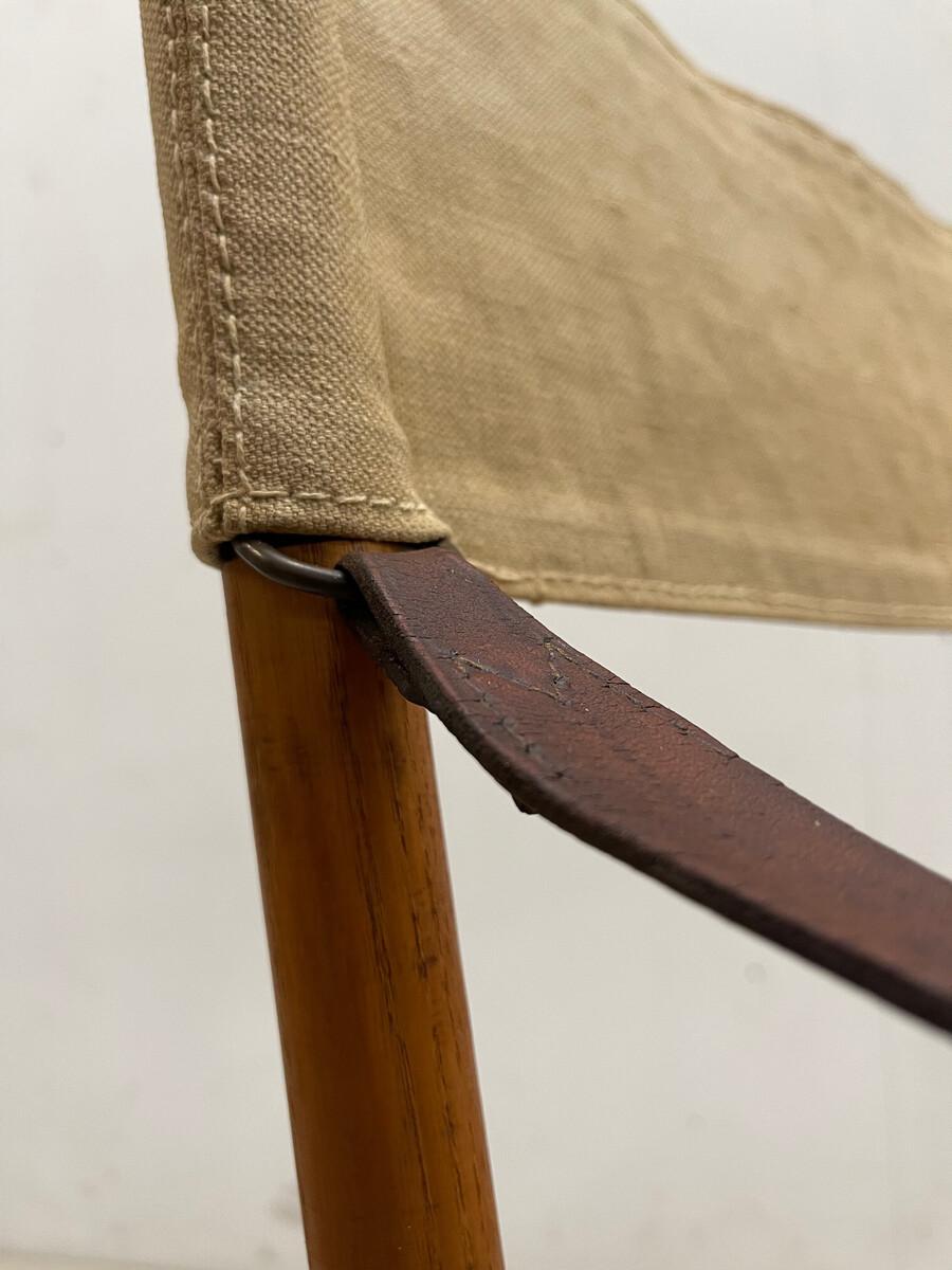 Pair of Mogens Koch MK-16 Safari Chair for Interna, Denmark, 1960s For ...