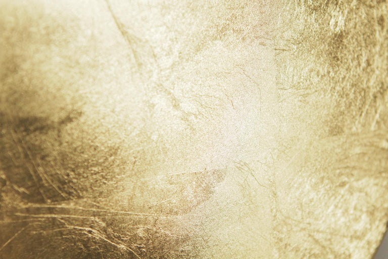 Pair of Monumental Mid-Century Modern Gold Gilt Pedestals at 1stDibs