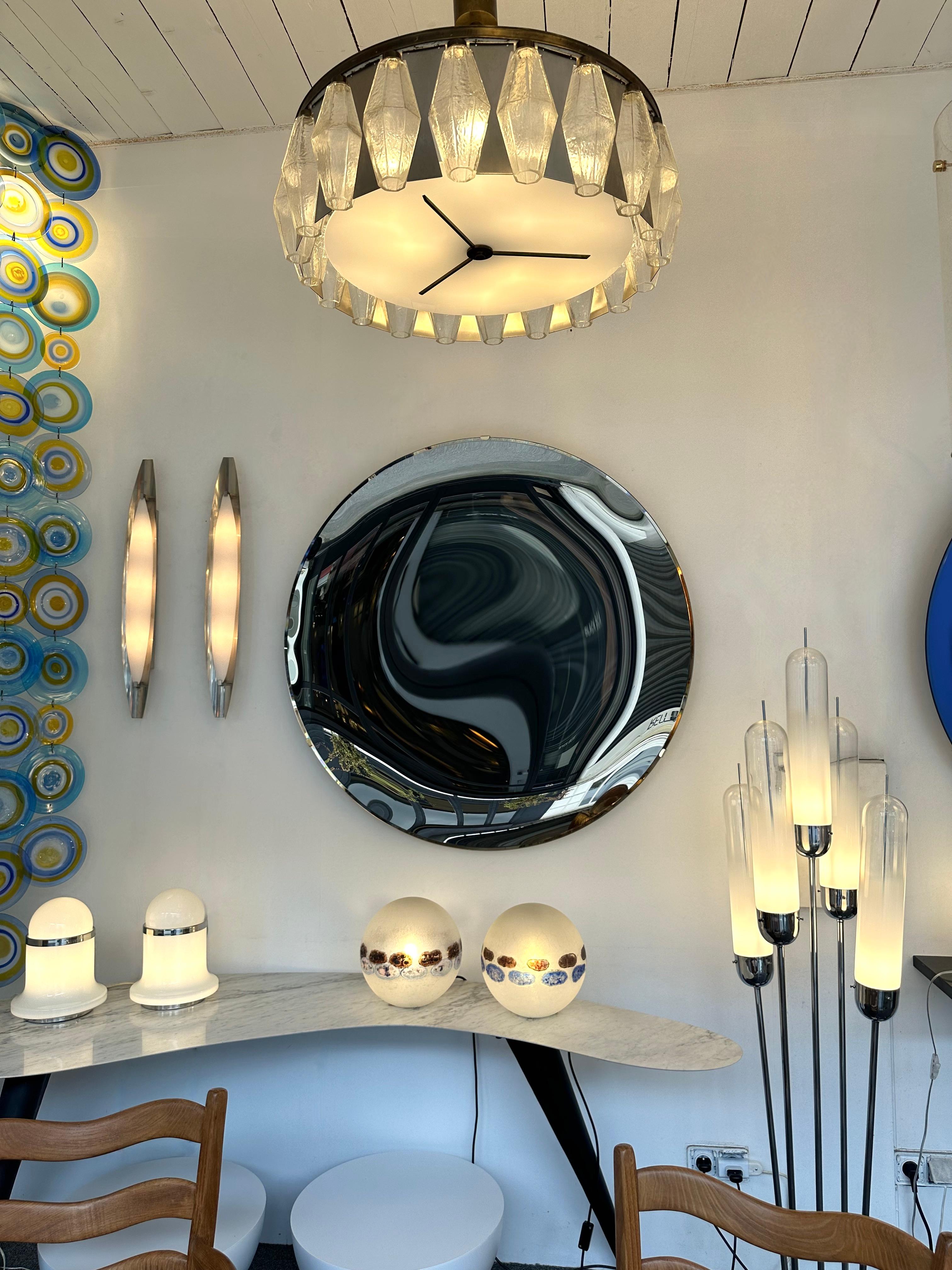 Pair of Murano Glass Saturn Lamps by Barbini, Italy, 1970s For Sale at ...