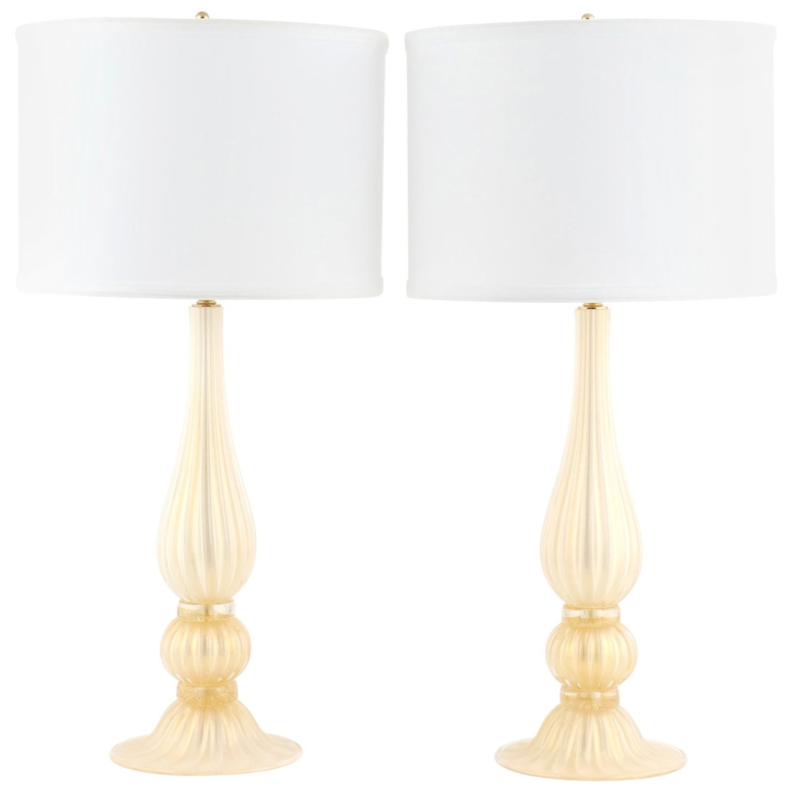 Gold Leaf Table Lamps - 201 For Sale at 1stDibs | gold leaf lamp, gold ...