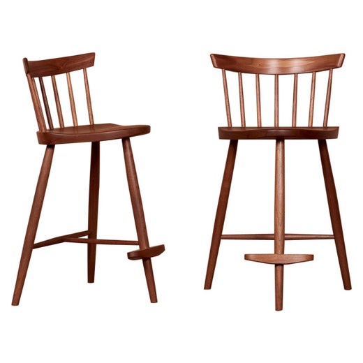 George Nakashima Counter Stools at 1stDibs