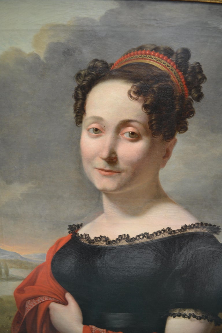 Pair of French Empire Portraits of an Aristocratic Couple by Borel ...