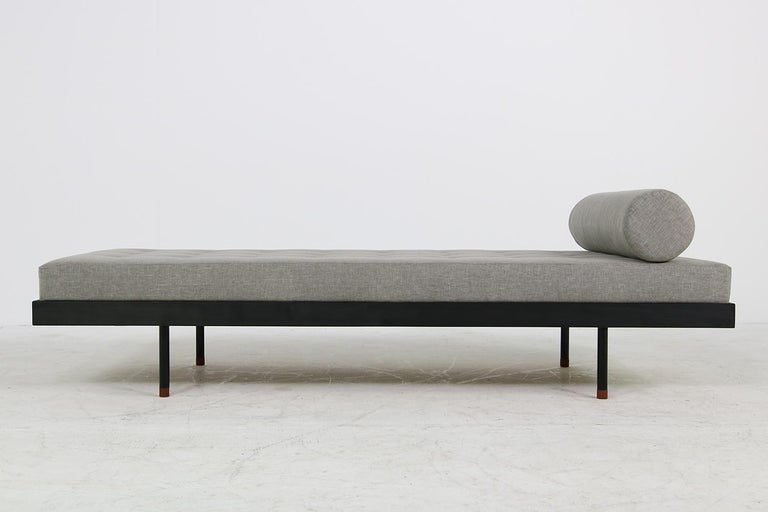 Pair of Nathan Lindberg 'Black Edition' Daybed Larch Wood, Metal, Teak ...