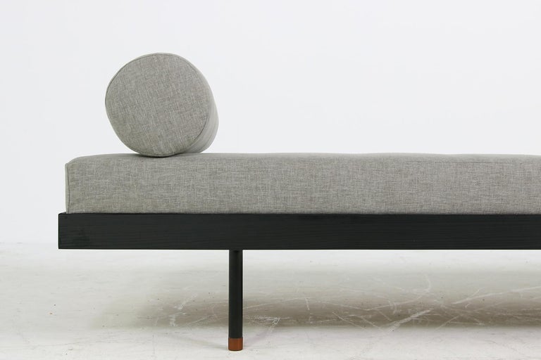 Pair of Nathan Lindberg 'Black Edition' Daybed Larch Wood, Metal, Teak ...