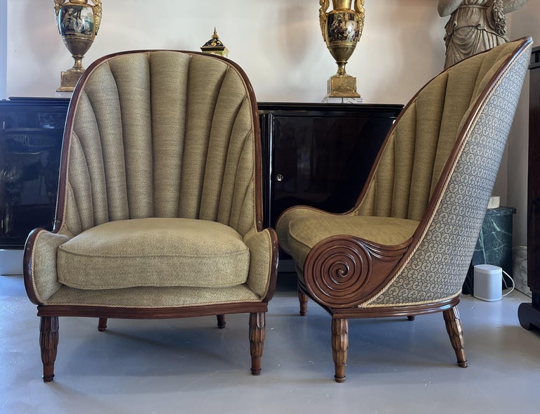 Pair of Nautilus Chairs by Annibale Colombo For Sale at 1stDibs