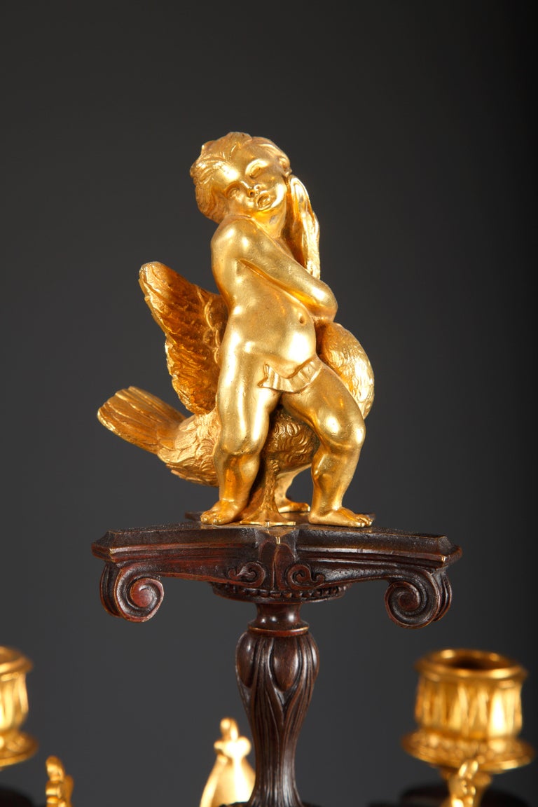 Pair of Neo-Greek Candelabras Attributed to V. Paillard at 1stDibs