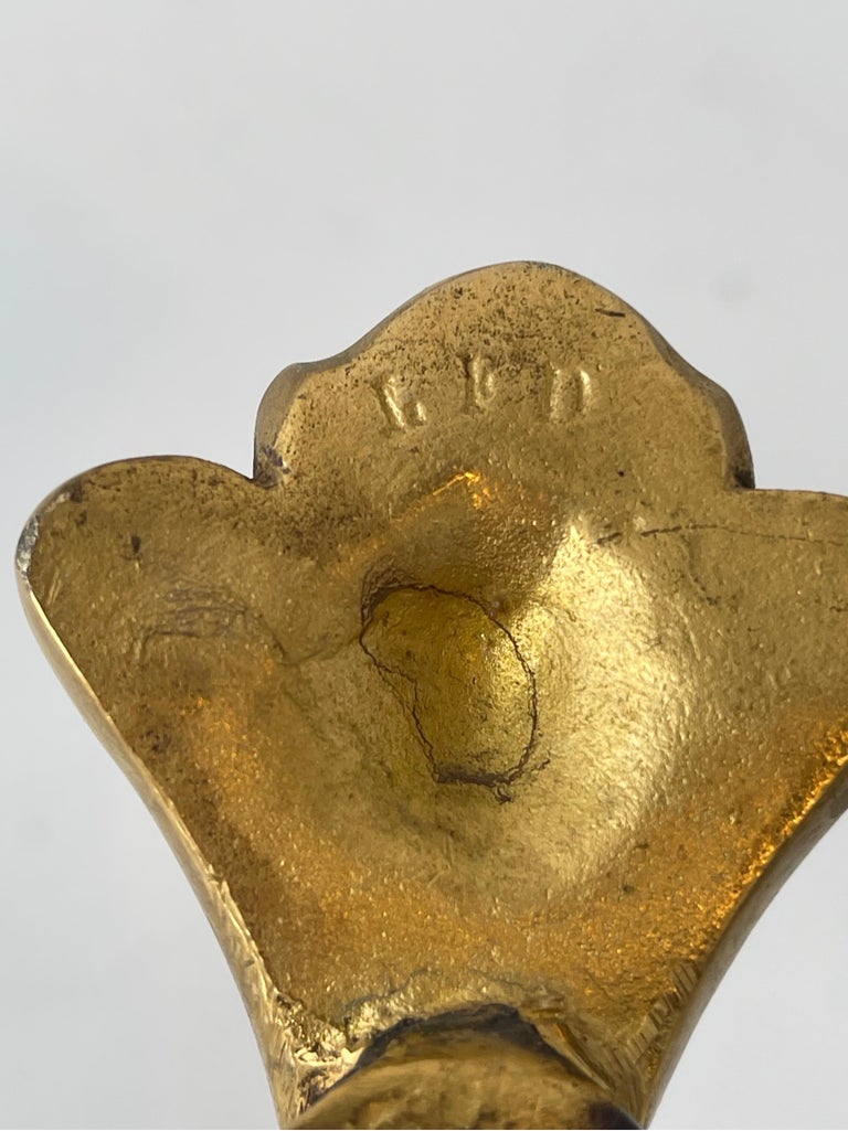 Pair of Neoclassical Bronze Sconces by Maison Delisle For Sale at 1stDibs