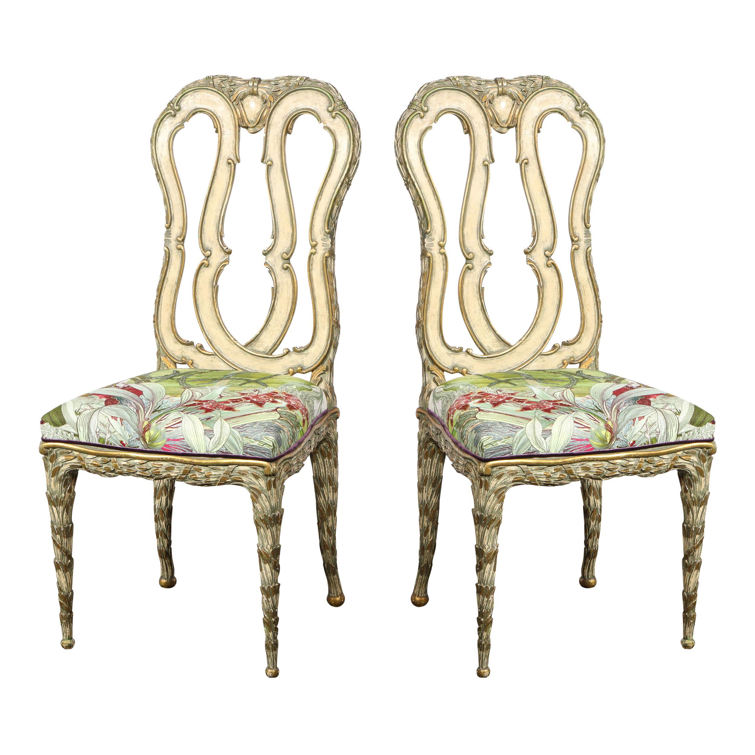 Silver Gilded Shell Grotto Chair at 1stDibs